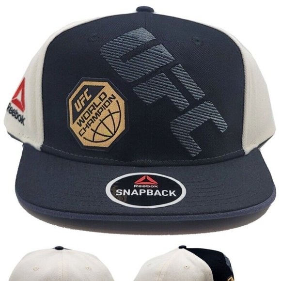 Reebok | Accessories | Ufc Reebok World Champion Fighter Snapback Hat ...